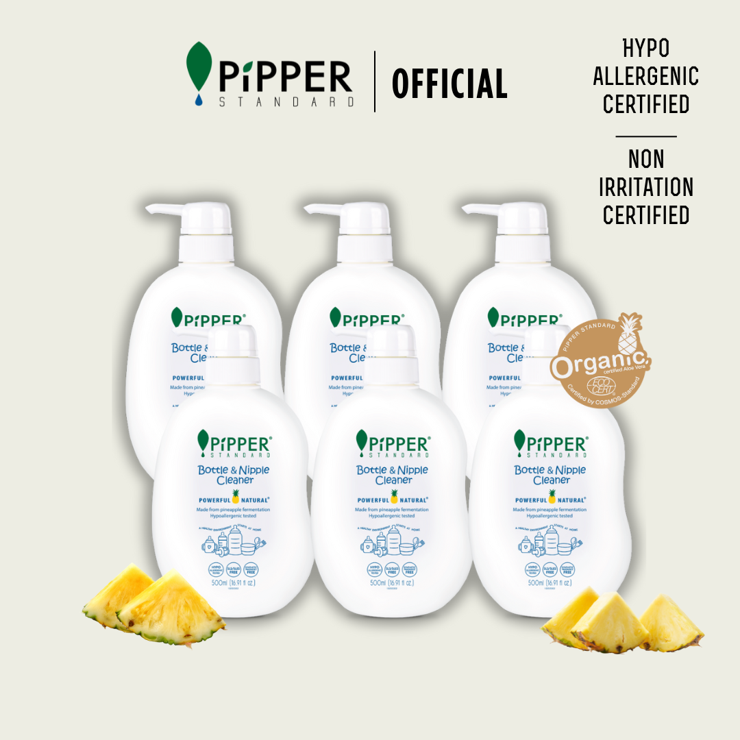 [Bulk Pack] PiPPER STANDARD Bottle & Nipple Cleaner - Gentle Fresh 500 ...