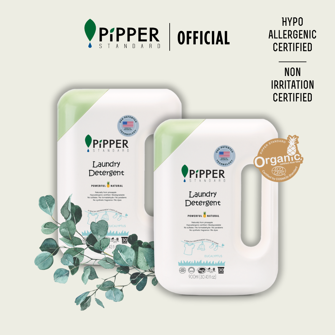 [Twin Pack] PiPPER STANDARD Laundry Detergent 900ml - Eucalyptus x 2 B ...